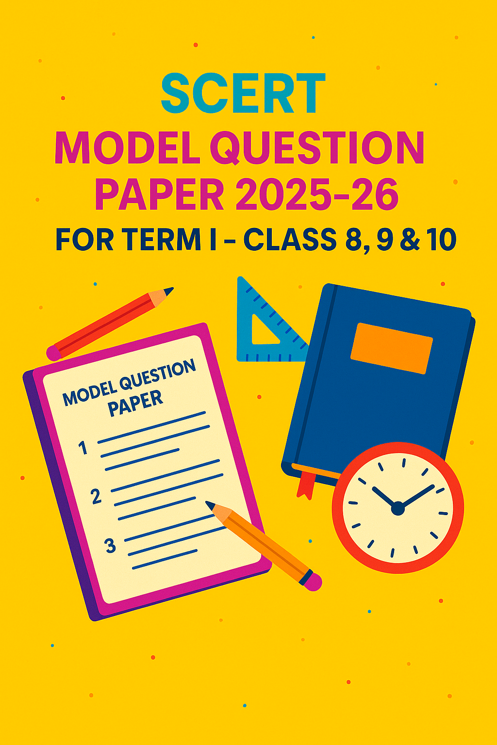 SCERT MODEL QUESTION PAPER FOR TERM I-CLASS 8, 9 &10 - Exam Winner